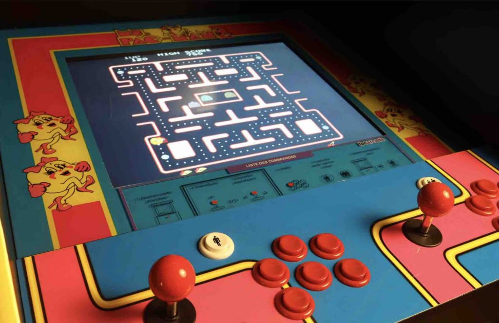 Location Borne Arcade Miss PacMan - 220€ HT/j | Locarcade